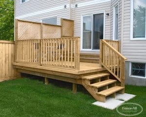 Pressure Treated Sun Deck | Products | Fence All | Ottawa, ON