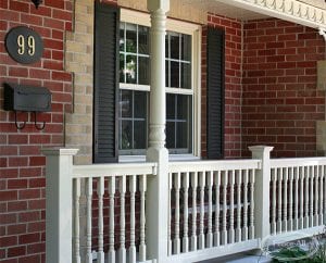 Colonial Vinyl Porch Post | Products | Fence All | Ottawa, ON