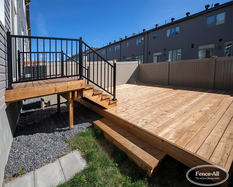Pressure Treated Sun Deck | Products | Fence All | Ottawa, ON