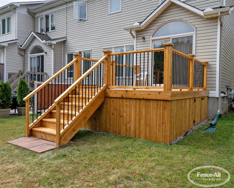 Cedar Sun Deck | Wood | Products | Fence All | Ottawa, ON