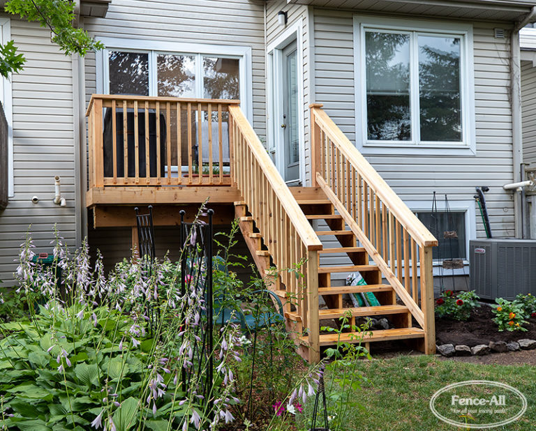 Cedar Sun Deck | Products | Fence All | Ottawa, ON
