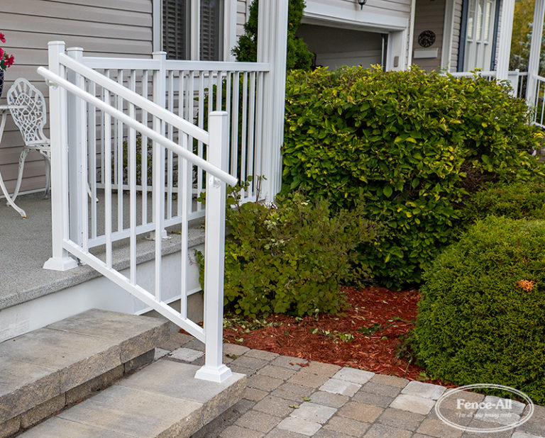 Secondary Vinyl Railing | Products | Fence All | Ottawa, ON